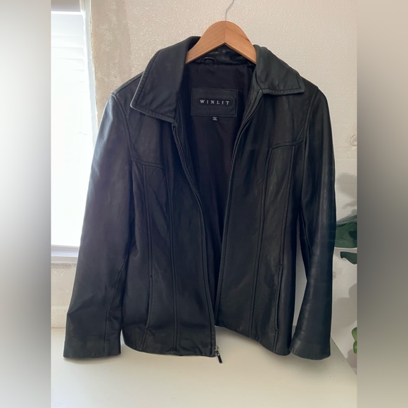Winlit | Jackets & Coats | 0 Genuine Leather Jacket | Poshmark